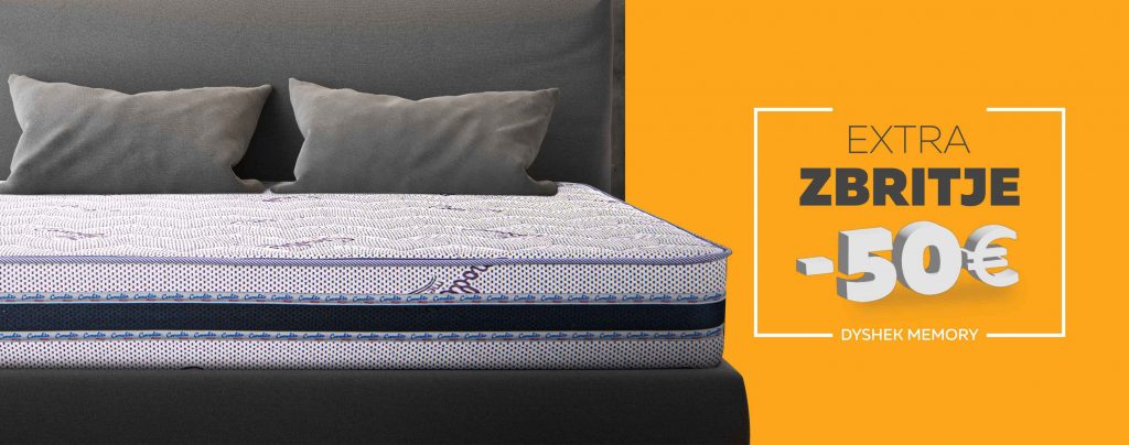 DYSHEK MEMORY -50€ EXTRA ZBRITJE - Comodita Home