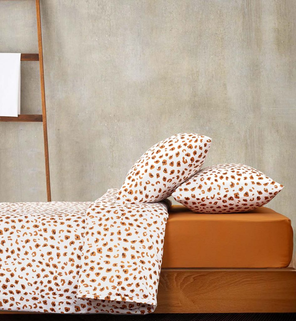 Set çarçafësh Leopard për dy persona - Comodita Home